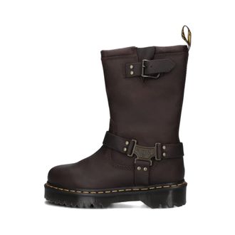 Dr. Martens Femme, Chaussures, Brun, Taille: 37 EU Bottes en Cuir Anistone High