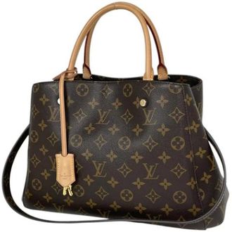 Louis Vuitton Pre-owned Montaigne MM Handtasche - - Pre-owned - Damen - Braun - ONE SIZE