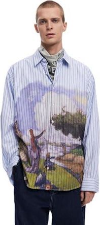 Desigual CAM_Artwork, 5057 Azul GRISACEO, L