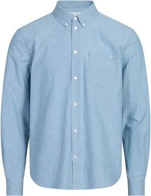 Maison Kitsun&eacute; Chemise droite Fox en coton