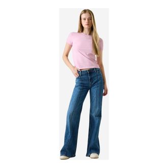 Guess Femme, Jeans, Bleu, Taille: W25 High Rise Flare