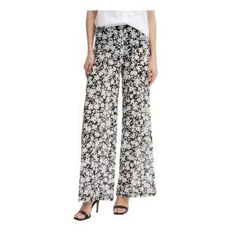 Michael Kors Pantalon large imprim&eacute; floral - Femme - Pantalons - Multicolore - Taille: 40/42 FR