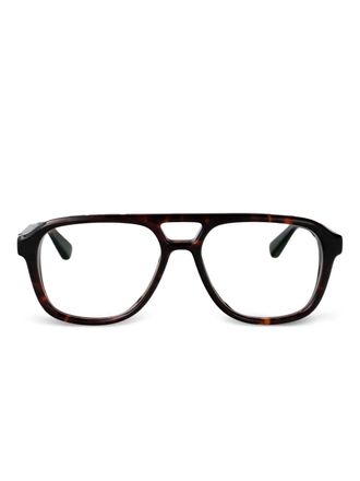 Mykita monture g&eacute;om&eacute;trique Nyara en ac&eacute;tate - Noir