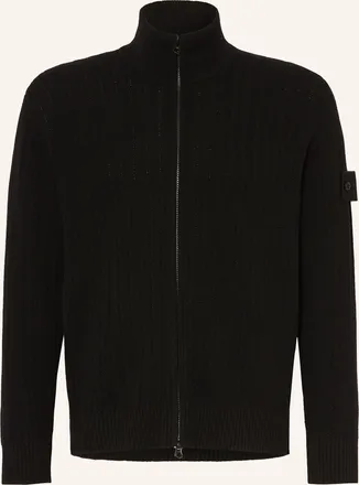 Stone Island Strickjacke Ghost schwarz