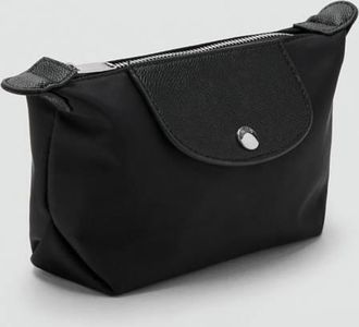 Mango Trousse de toilette combin&eacute;e en nylon de taille moyenne noir - Femme - Taille unique - MANGO