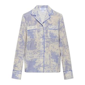 Off-white Pocket Shirt - - Blouses & Shirts - Damen - Lila - S