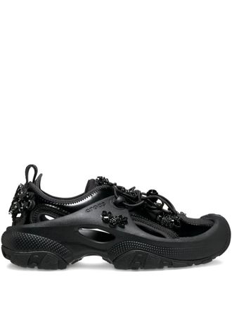 Crocs x Simone Rocha embossed-logo sneakers - Schwarz