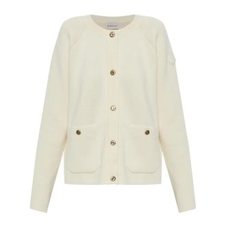 Moncler Strickjacke mit Taschen - - Knitwear - Damen - Beige - S
