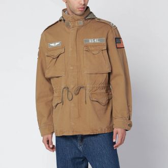 Polo Ralph Lauren Sandfarbene Milit&auml;rjacke