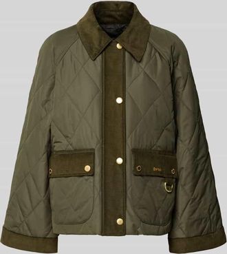 Barbour Steppjacke mit Corddetails