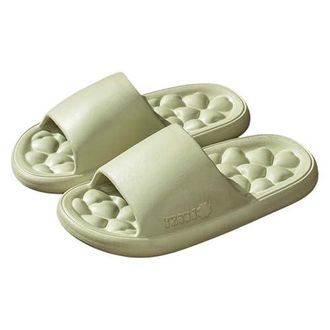 Generic cfpqv Pantoufles de bain antid&eacute;rapantes pour femme et homme - Chaussures de bain douces - Plates et confortables - Respirantes - Pour la maison, la pl