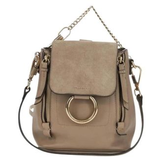 Chlo&eacute; Pre-owned Faye Rucksack - - Pre-owned - Damen - Beige - ONE SIZE