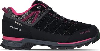 Karrimor Hot Rock Wanderschuhe f&uuml;r Damen, Wildleder, Wasserfest (Schwarz/Pink)