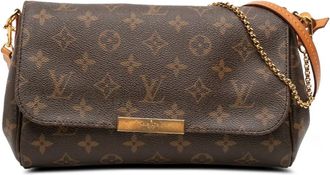 Louis Vuitton 2017 MM Favorite Satchel-Tasche mit Monogramm - Braun
