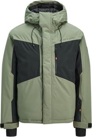 Jack & Jones Jacket Jjalpes Veste de Ski Aw25, Laurel Wreath, L Hommes