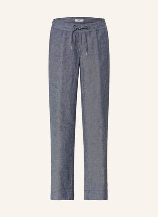 Brax Brax Marlenehose Farina Aus Leinen blau