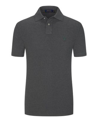 Ralph Lauren Piqu&eacute;-Poloshirt mit Pony-Stickerei, Custom Slim Fit in