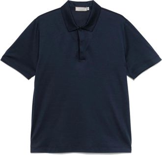 Canali Homme, Tops, Bleu, Taille: M Polo MC Marino
