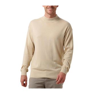 Scotch & Soda Locker geschnittener Mock Neck Sweater - - Knitwear - Herren - Beige - XL