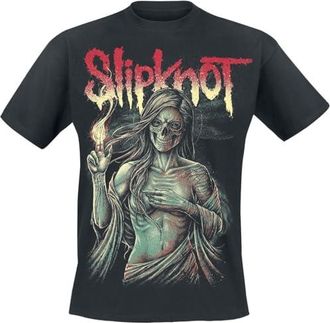 Slipknot Burn Me Away Homme T-Shirt Manches Courtes Noir 3XL, 100% Coton, Regular/Coupe Standard