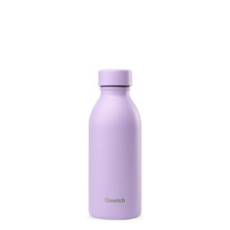 Qwetch Qwetch Icon Thermosflasche, 500 ml, Lavendel, kompaktes und elegantes Design, recycelter Edelstahl, 24 Stunden kalt und 12 Stunden warm, wasserdicht