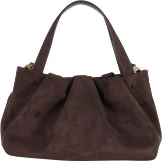 Themoir&egrave; Hobo Bags - Suede Athena Handbag With Adjustable Strap - Gr. unisize - in Schwarz - f&uuml;r Damen