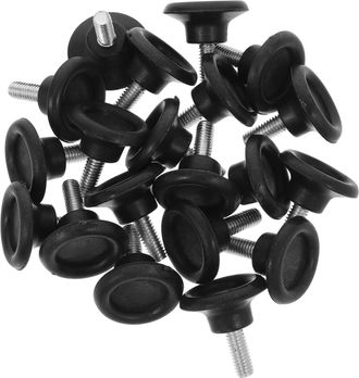 Holibanna 20 Stück Verstellbare Möbelfüße Nivellierfüße für Stühle Tische und Sofas Höhenverstellbare Bodenschoner zur Stabilisierung Unebenen Böden Robuste und