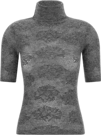 Brunello Cucinelli Rundhalspullover - Grau