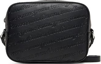Tommy Jeans Handtasche Tjw Must Aop Camera Bag AW0AW17865 Schwarz
