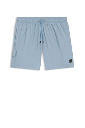 BOSS Hommes Dive Short de Bain avec Poche Cargo et Badge logot&eacute;