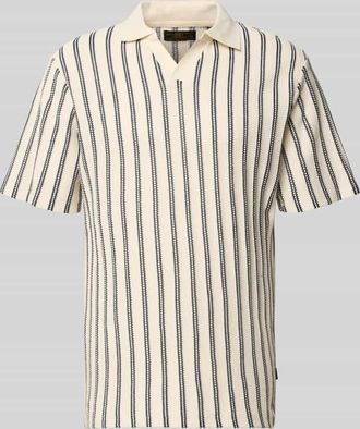 Premium by Jack & Jones Regular Fit Poloshirt mit V-Ausschnitt Modell HARRY