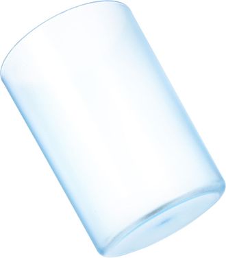 DOITOOL Transparenter Bruchsicherer Trinkbecher für Zuhause Multifunktionaler Mundspülbecher in Blau Glatte Oberfläche Robust und Sicher für Erwachsene