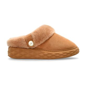 Jimmy Choo London Diamond Maxi Mule - - Shoes - Damen - Braun - 37 1/2 EU