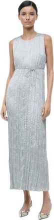 Staud Staud, Femme, Robes, Gris, Taille: 42 FR Mizu Dress Plisse