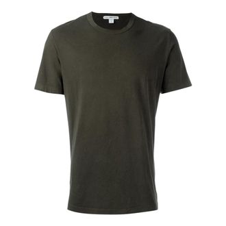 James Perse Homme, Tops, Vert, Taille: S T-shirt en coton doux à col rond