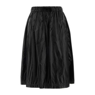 Herno Laminar Elastic-Waist Midi-Rock - - Skirts - Damen - Schwarzk - M