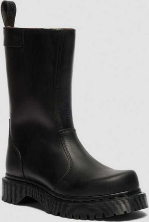 Dr. Martens Rejena Old Harness Leder Stiefel in Schwarz, Gr&ouml;&szlig;e: 36
