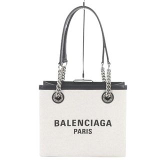 Balenciaga Pre-owned Duty Free Tote Canvas Leather Tote Bag - - Pre-owned - Damen - Beige - ONE SIZE