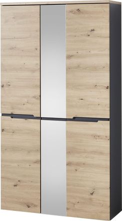 M&ouml;belando Garderobenschrank Standschrank Kleiderschrank Flurschrank Garderobe Meagan II