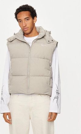 Karl Kani Weste Small Signature 60720003 Grau Regular Fit