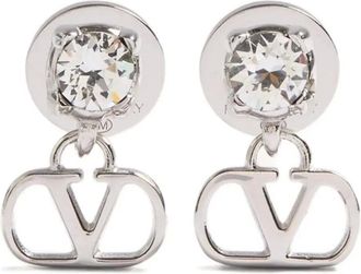 Valentino Garavani Femme, Accessoires, Gris, Taille: ONE Size Pendant Earrings