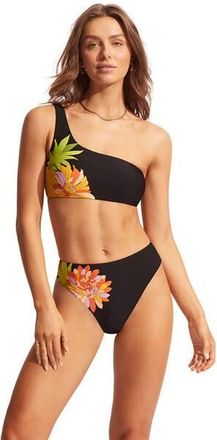 Seafolly Damen Bikinihose Summer Salt High Rise