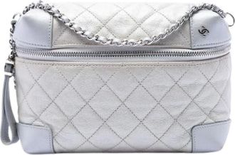 Chanel Sac bandouli&egrave;re vintage doccasion - Femme - Pre-owned - Gris - Taille: ONE Size