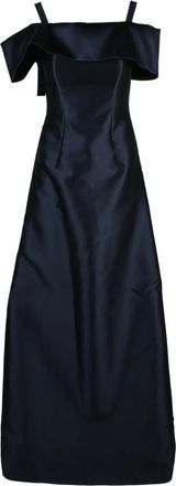 Alberta Ferretti Femme, Robes, Noir, Taille: 38 FR Abito Lungo Avvitato