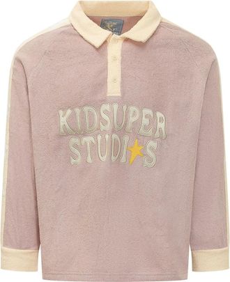 KidSuper Studios Homme, Vestes, Rose, Taille: XS Terrycloth Stars