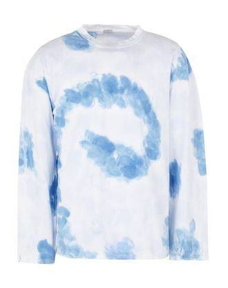 8 by YOOX ORGANIC COTTON TIE & DYE OVERSIZE L/SLEEVE T-SHIRT