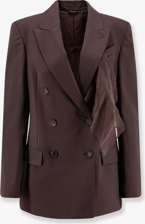 Brunello Cucinelli Tropical luxury wool blazer with Monili - BRUNELLO CUCINELLI - gender_Woman