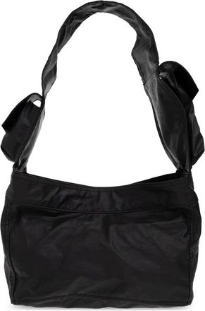 Yohji Yamamoto Femme, Sacs, Noir, Taille: ONE Size Newspaper Small Shoulder Bag