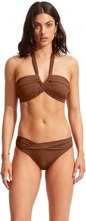 Seafolly Damen Bikinihose Seafolly Collective Twist Band Hipster