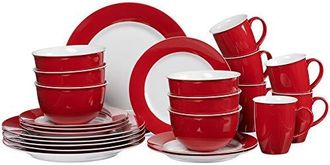 Ritzenhoff & Breker Kombiset Doppio, 24-teilig, Rot